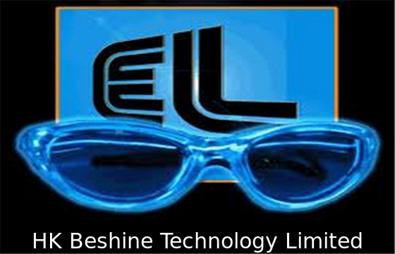 Party Holidays Decorative EL Wire Led Flashing Sunglasses With DC3V Inverter