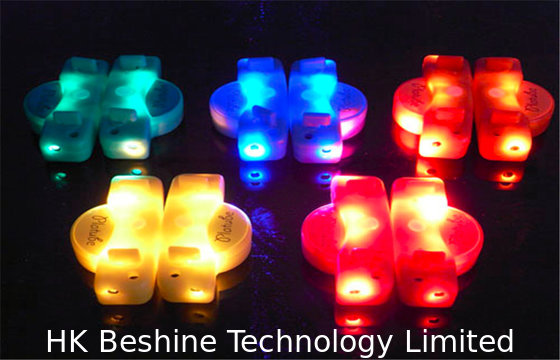 Bright Colored Night Running Flat LED Flashing Shoelaces For Children / Adult