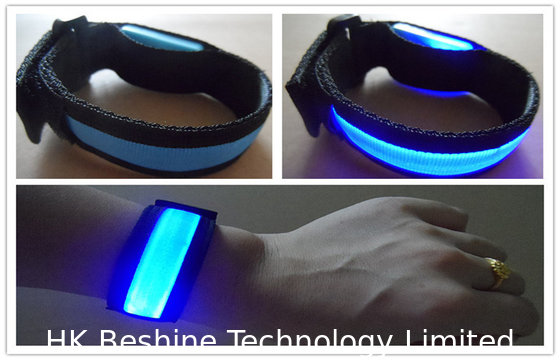 Concert Birthday Gifts LED Flashing Bracelet / Orange Blue Glow Bracelets
