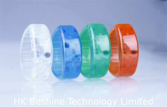 Blue Green Red LED Waterproof Bracelet For Show / Event / Festival Decoration