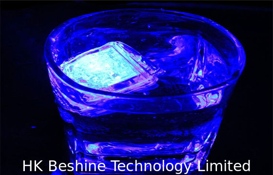 Eco - friendly Water Activated Lighting Ice Cubes For KTV Pub Decoration