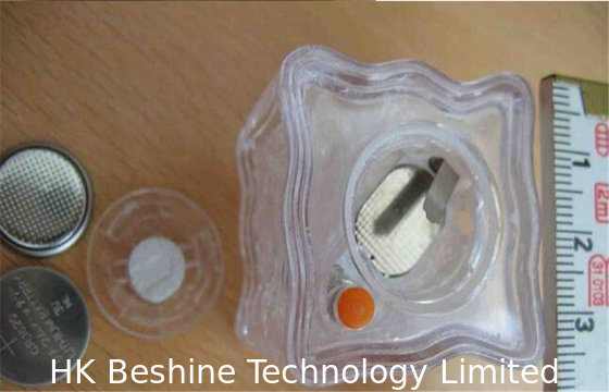 Transparent Colored LED Ice Cube Lights For Drinks Powered With CR1220 / 1225 / ag3 Battery