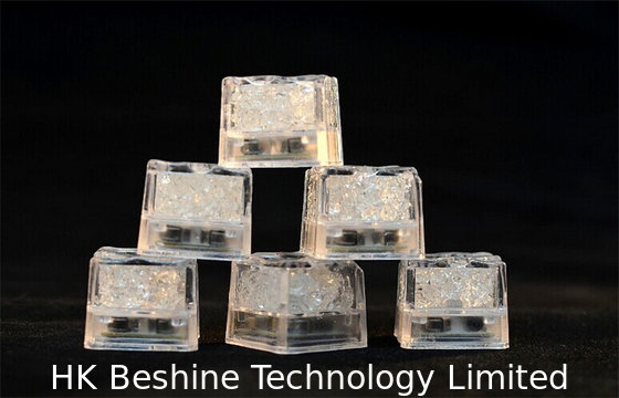Promotion Colorful LED Light Up Ice Cubes With Remote Control For Home , Party