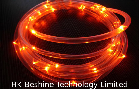 Party LED Decorative String Lights With PVC Tube 100 PCS LEDs , 10m , Adapter
