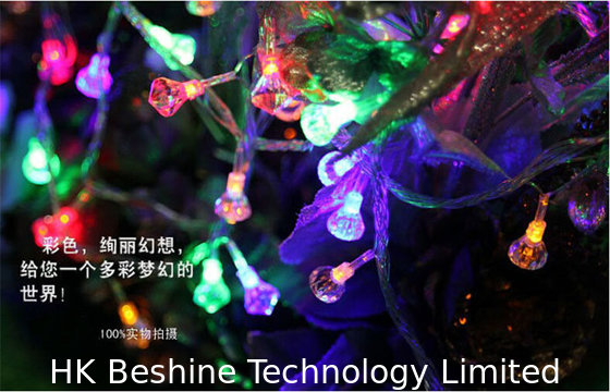 100 Bulbs 18 Watt Outdoor LED String Lights Warm White , LED Globe String Lights