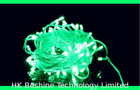 Flexible Transparent Pink Rubber Wire Multi Color LED String Light / LED Fairy Light