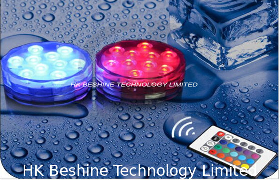 Wireless Changing LED Submersible Light For Vase / Aquarium Decoration