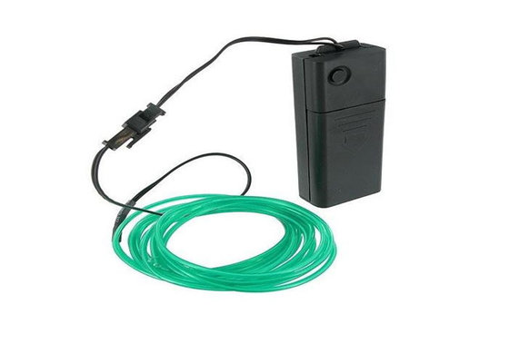 Waterproof Neon Green EL Lighting Wire 3.2mm EL Illuminant Rope