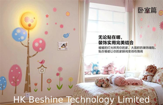 Decoration 3D Cartoon Wallpaper Childrens Night Light Eco-friendly
