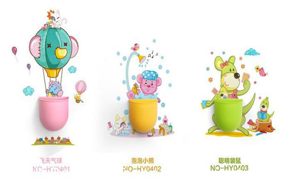 Kids Wall Paste LED Baby Night Light Sticker Sensor Nursery Night