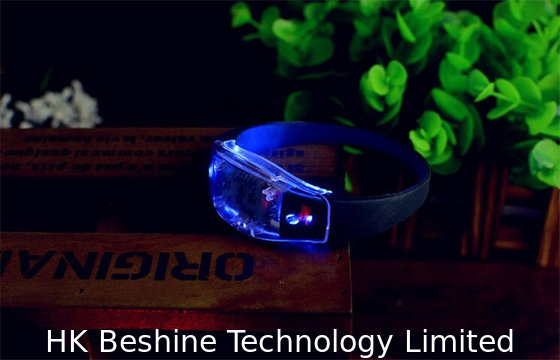 High Transparency Led Flashing Bracelet Silicone For Holidays