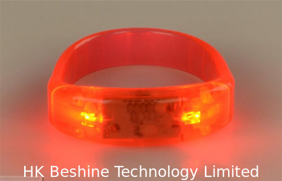 Eco-friendly LED Flashing Bracelet Shake Sensing Glow For Running Spot