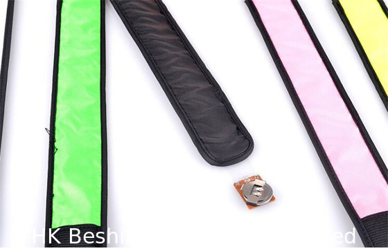 Show Nylon LED Light Up Bracelets Flashing Armband ultra bright