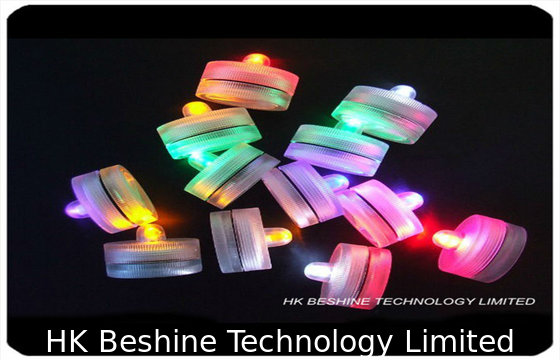 Submersible LED lighting Powered By 2 x CR2032 Replaceable Button Cell