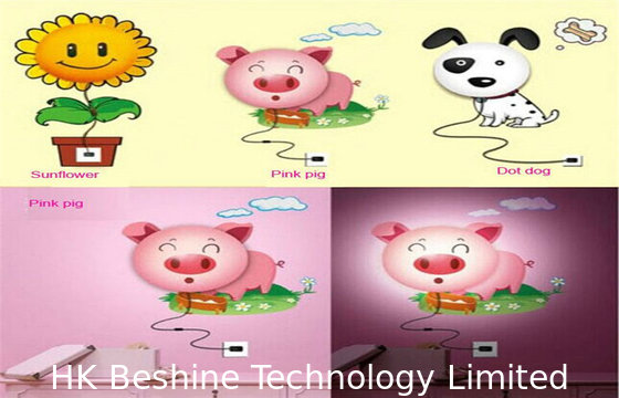Kids Wall Paste LED Baby Night Light Sticker Sensor Nursery Night