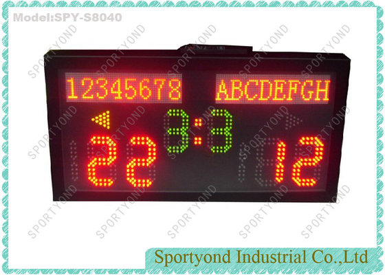 Indoor Electronic Volleyball Scoreboard Portable , LED Digital Badminton Score Sign