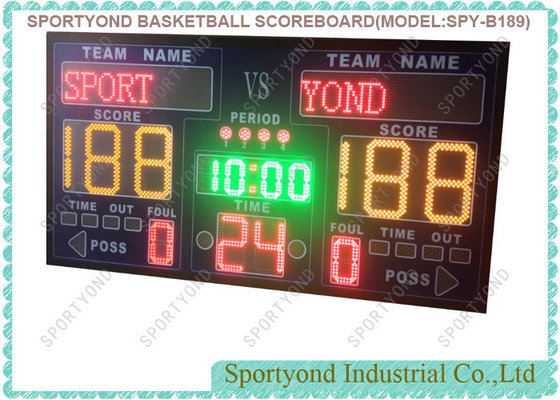 Australia Electronic Basketball Scoreboard , 240V Power Basketball Digital Scoreboard