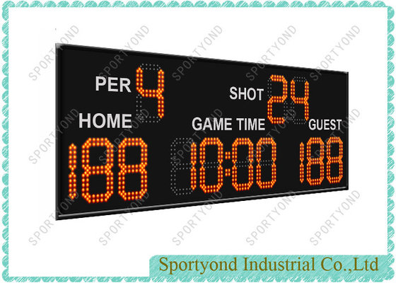 Red Digital LED Electronic Basketball Scoreboard Timer With Wireless RF Console
