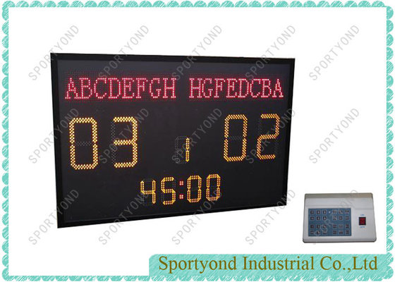 Small Multisport Electronic Football Scoreboard , Soccer Digital Scoring Board