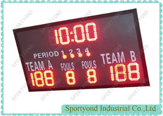 Wireless Control High School Basketball Scores , Digital Led Electronic Scoreboard