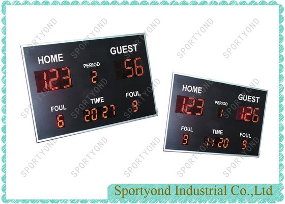 7 Segment Portable Electronic Basketball Scoreboard With Shot Clock , CE RoHS FCC