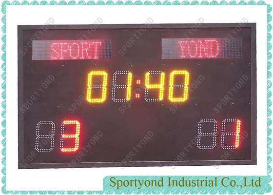 Single Sided Digital Electronic Rugby / Football Score Boards With CE RoHS FCC