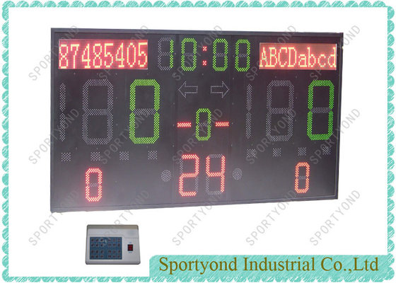 Digital Led Electronic Scoreboard For Basketball , College Basketball Sports Scoreboard