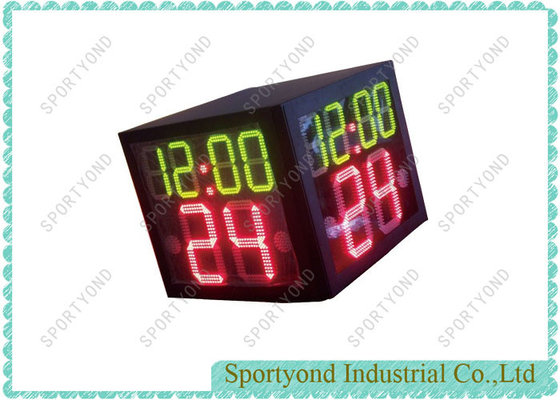 24 Seconds Water Polo Shot Clock , Red / Yellow Four Sided With CE RoHS FCC