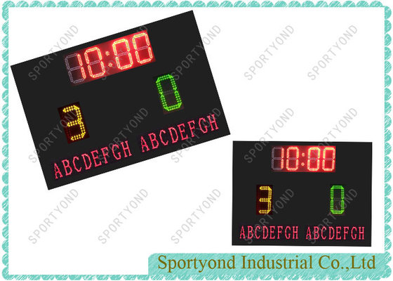 Electronic Wireless Led Soccer Scoreboard With Timer , Wireless RF Control