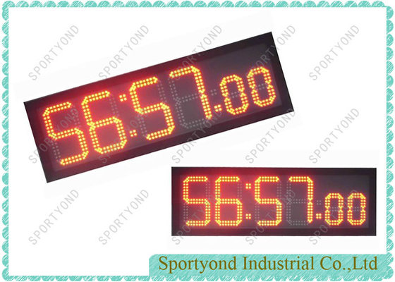 Ultra Bright Led Digital Clock Display , Countdown And Clockwise Clock Time Board