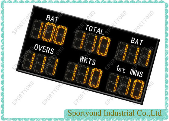 Outdoor Electronic Cricket Scoreboard With RF Remote Console , Cricket Score Board