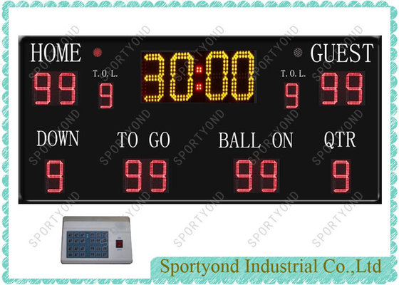 Aluminum Housing Led Electronic Scoreboard For USA Football 50Hz / 60Hz