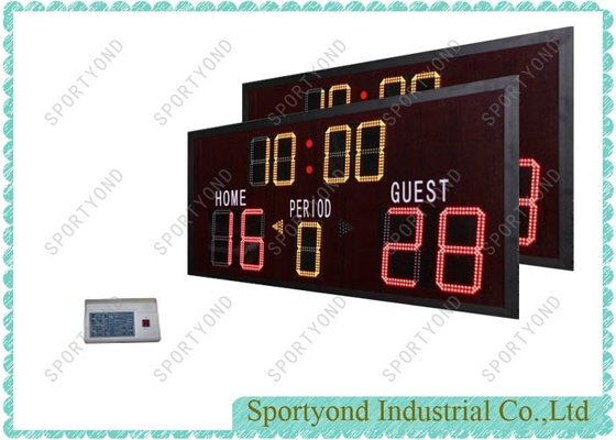 LED Electronic Digital Futsal Scoreboard , High School Football Scoreboards