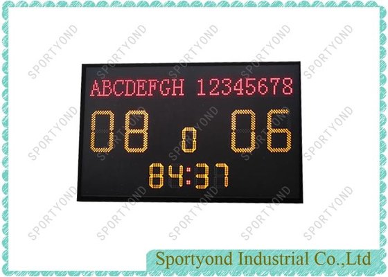 High School Electronic Football Scoreboard With Team Name And Clock , 180cm x 95cm
