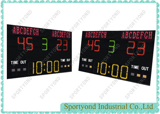 Single Sided Digital Water Polo Scoreboard With Wireless Controller , CE RoHS FCC