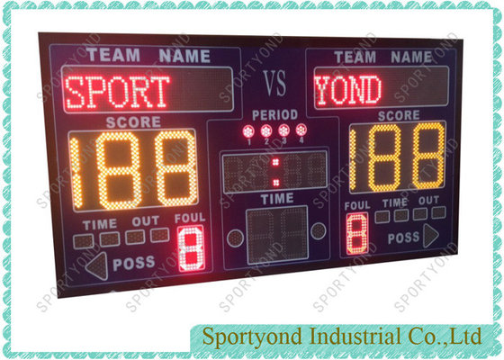 Multi Sport Led Electronic Scoreboards , Led Digital Gymnasium Scoreboard