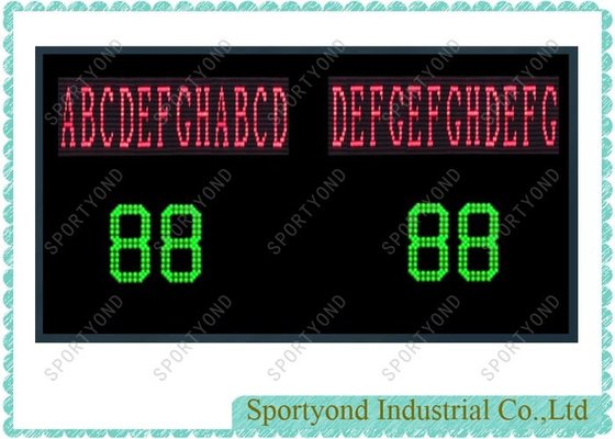 Sporting LED Digital Wireless Electronic Scoreboard Football , Gym Scores Display Boards