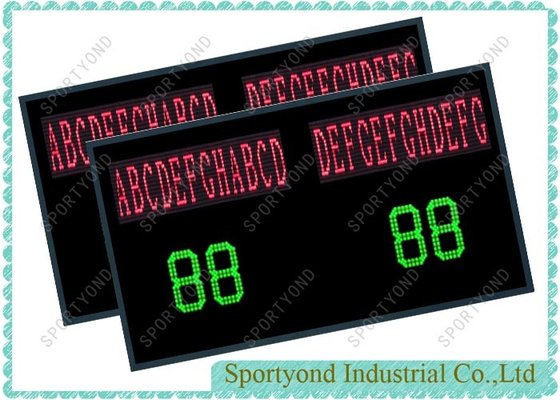 Sporting LED Digital Wireless Electronic Scoreboard Football , Gym Scores Display Boards