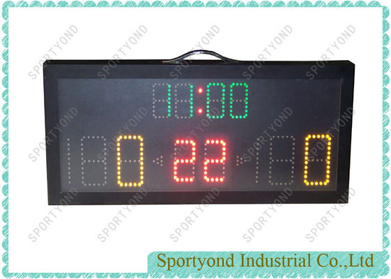 Digital LED Portable Electronic Netball / Basketball Scoreboard Built-in Shot Timer