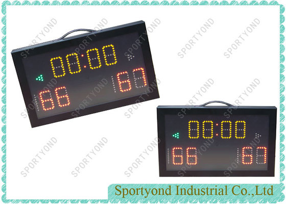 Futsal / Basketball Small Portable Electronic Scoreboard , Indoor Scores Display Board