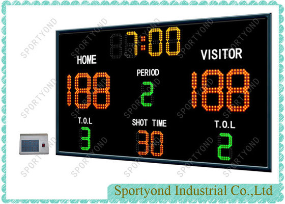 Aluminum Housing Led Electronic Scoreboard With Shot Clock Display For Water Polo