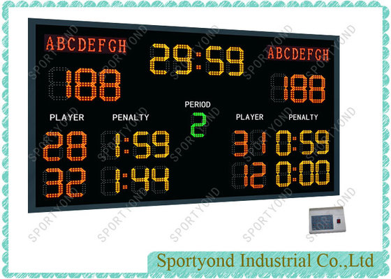 AC 110 Volt , AC 240 Volt Electronic Handball Scoreboard High Bright Score Display
