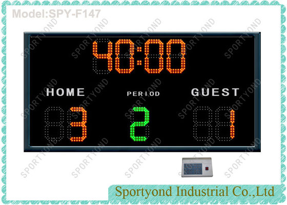 Remote Futsal Courts Electronic Football Scoreboard , Soccer Scores Timer
