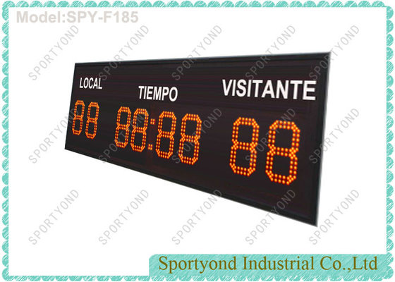 Small Red Multi Sport Electronic Football Scoreboard For Rugby Scoreboards
