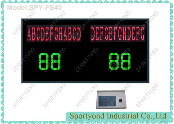Sports Venues Electronic Football Scoreboards , Wireless Soccer Scores Display