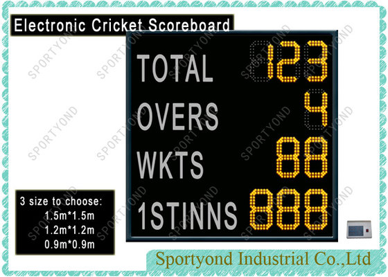 Custom Amber Electronic Portable Cricket Scoreboard Led Digit Scores Display