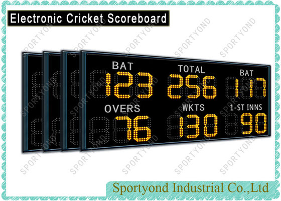 Aluminum Outdoor Electronic Cricket Scoreboard With Wireless Console Single-chip Control