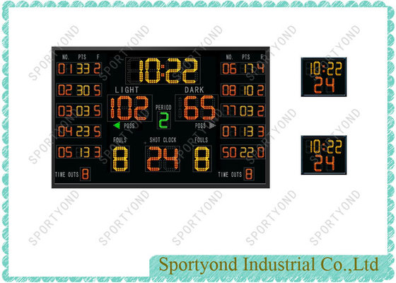 America Basketball Shot Timer And LED Electronic Scoreboard Built-In Buzzer