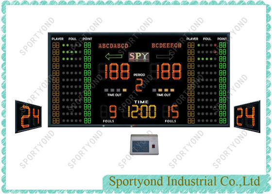 Indoor Electronic Basketball Spain World Cup Scoreboard And 24 Second Shot Clock