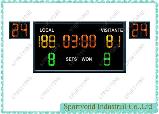 Digits Display Electronic Basketball Scoreboard And 24 Seconds Stop Clock